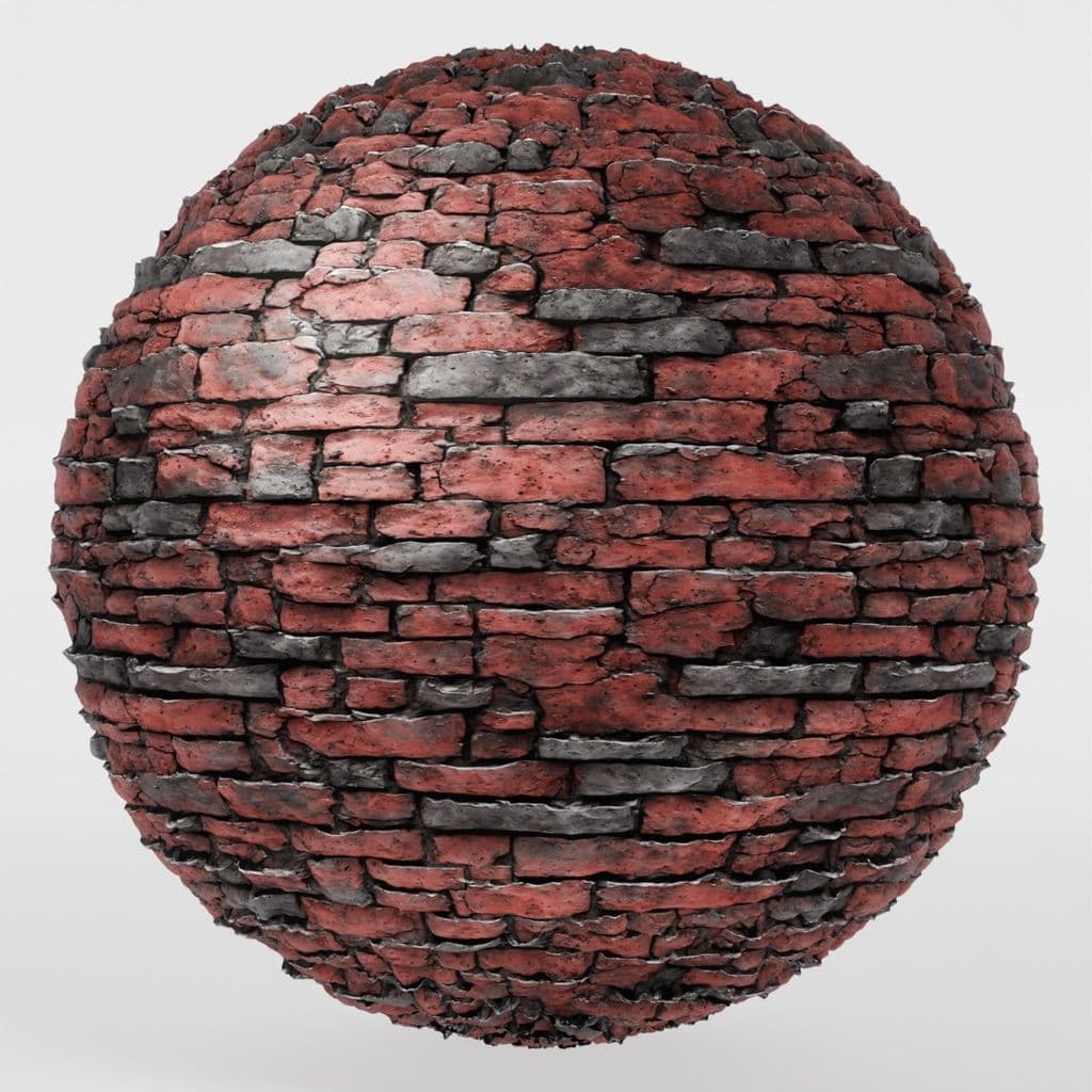 Brick 001 texture 2k PBR Tiled ORM