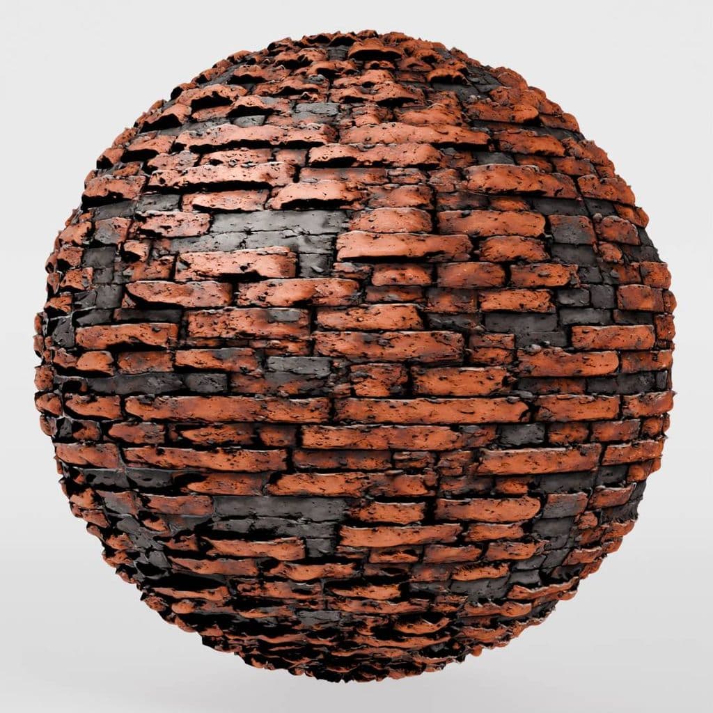 Brick 003 texture 2k PBR Tiled ORM