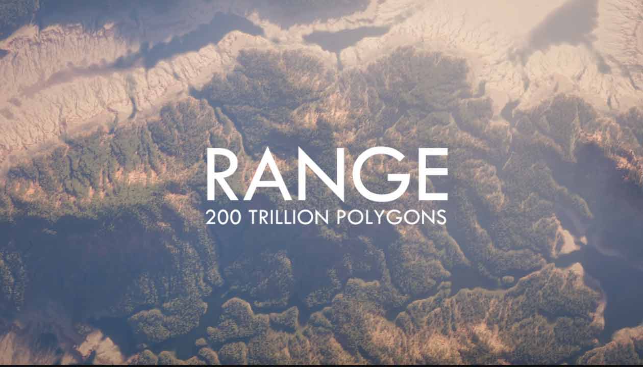 UE5.7 Nanite Forest with 200 Trillion Polys