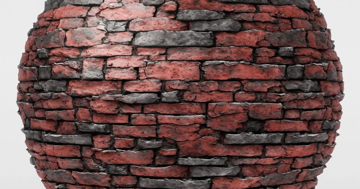 Brick 001 texture 2k PBR Tiled ORM