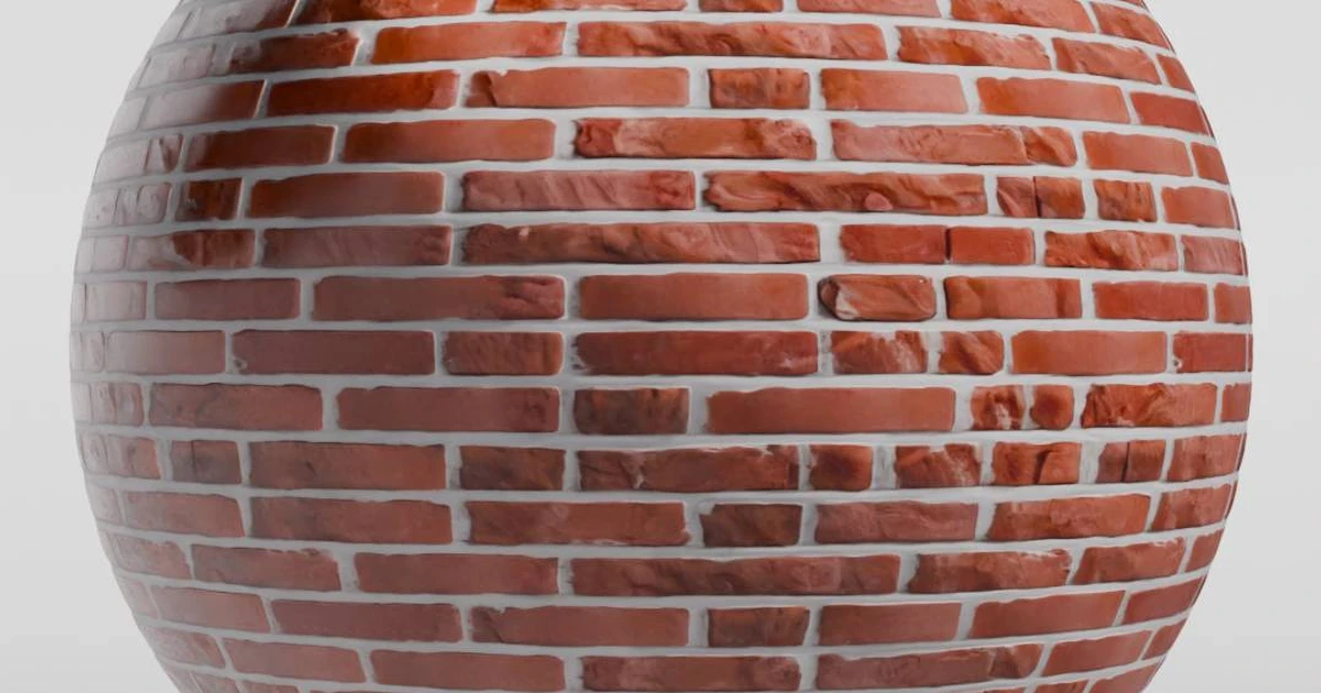 Brick 005 texture 2k PBR Tiled ORM